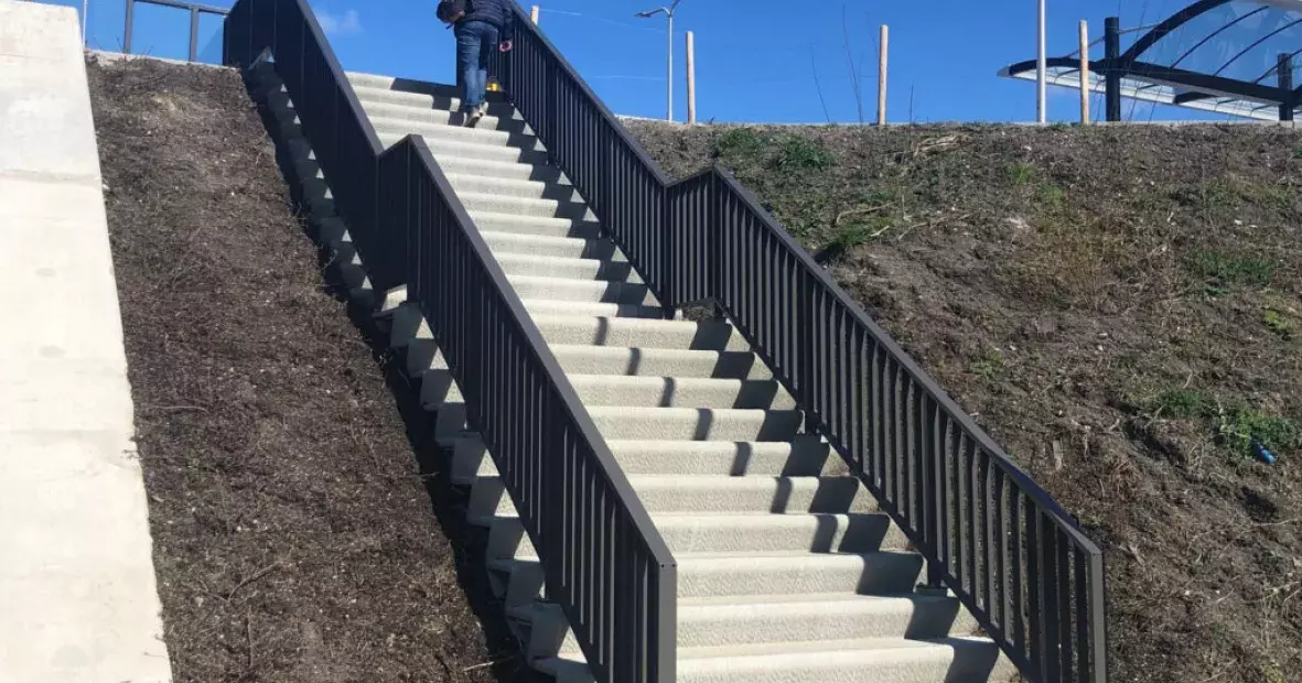 3D printed concrete stairs | Saint-Gobain