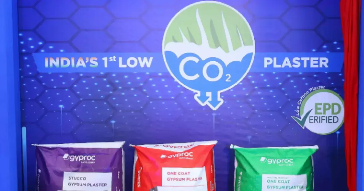 Gyproc India, pionnier du plâtre bas carbone certifié | Saint-Gobain